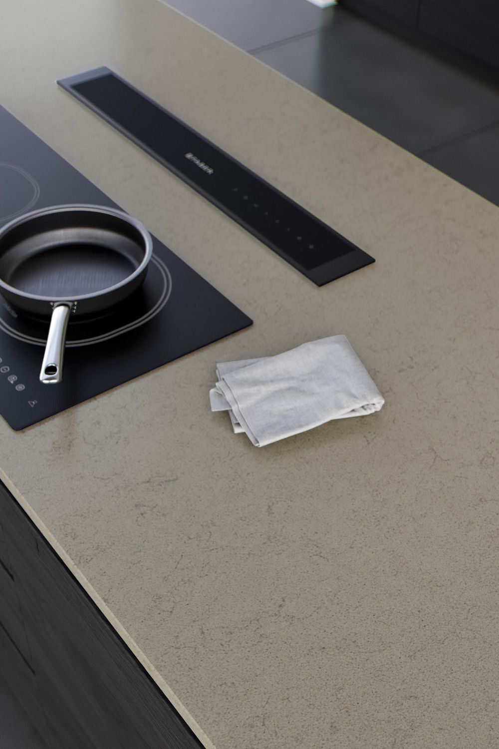 Blat Cuart Gri In Cluj Noble Portland Grey de 2 cm pentru bucatarie